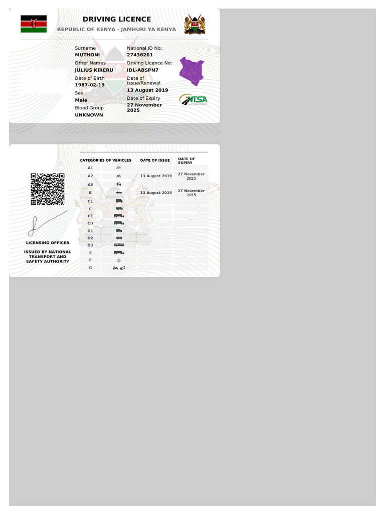DLR-R7KU7OB6M-Electronic Driving License | PDF