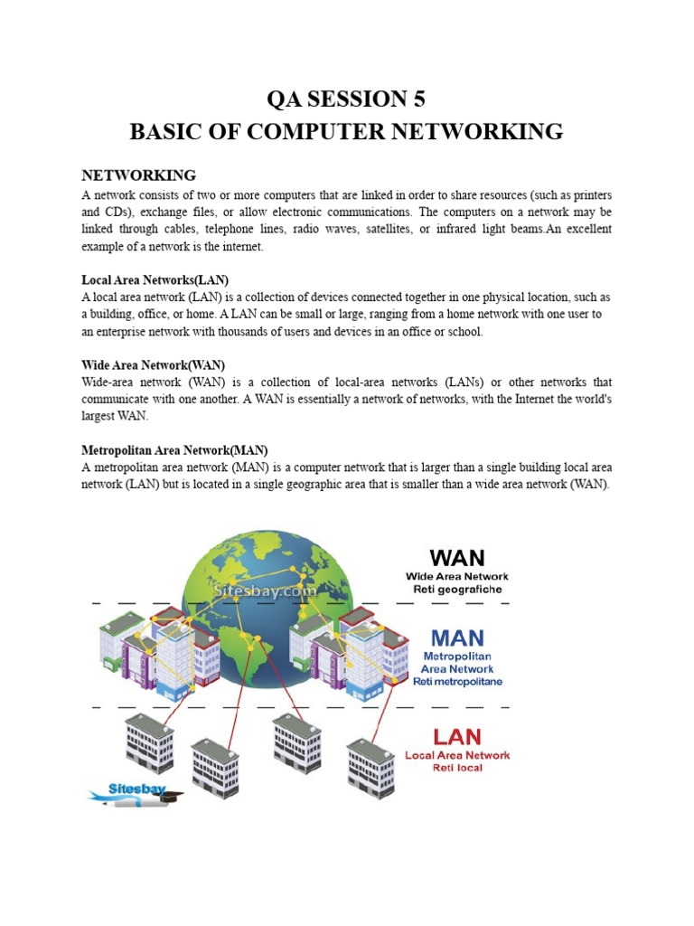 Qa Session 5 - Basic of Computer Networking | PDF | Computer Network | Ip Address