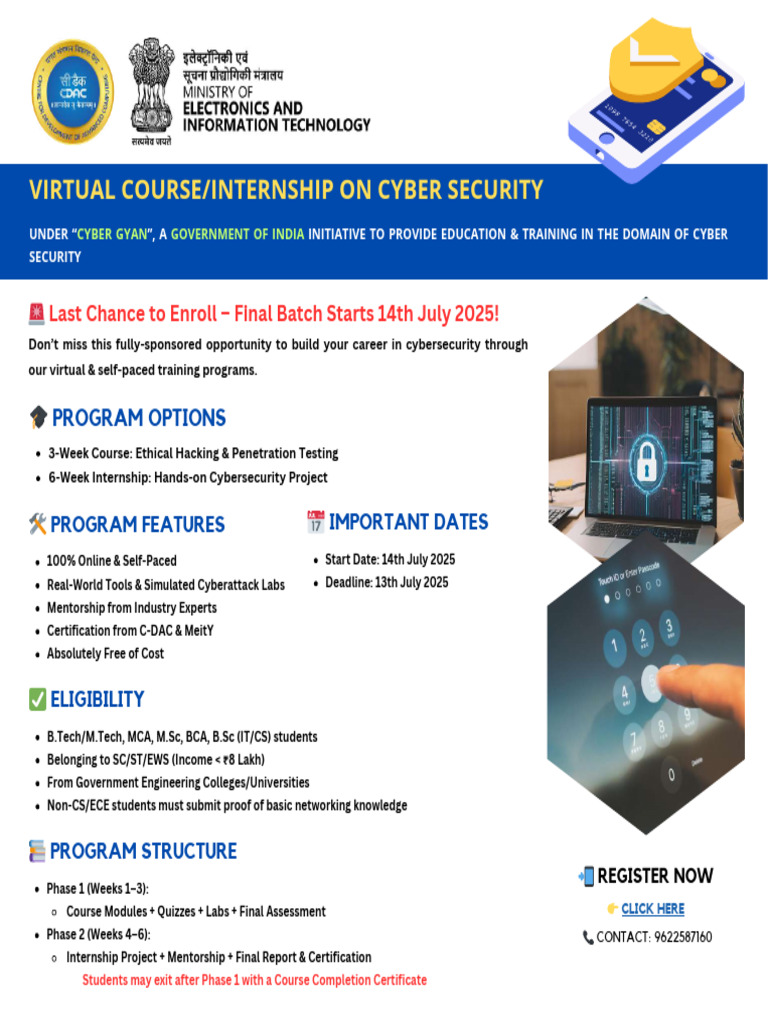 Cyber Gyan Virtual Internship Program | PDF