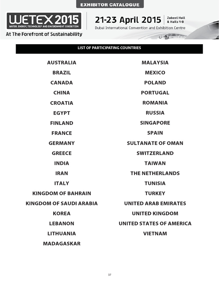 List of Participating Countries | PDF