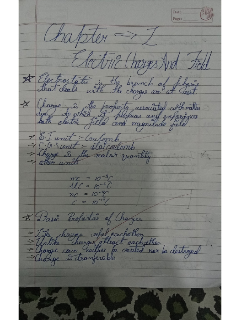 Chapter 1 Physics | PDF