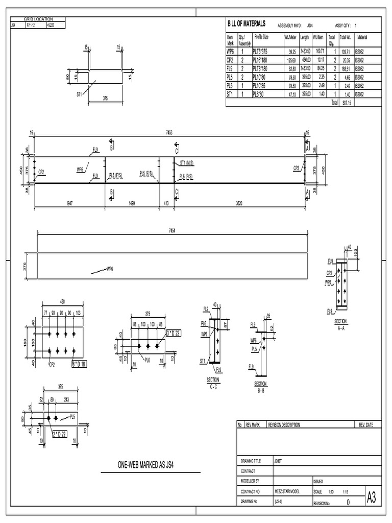 Js4 Joist Model | PDF