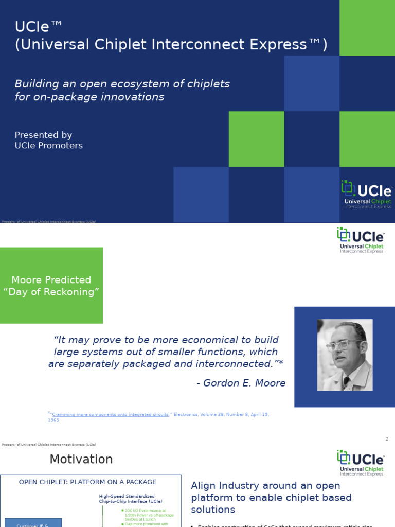 UCIe Presentation Slides | PDF | System On A Chip | Computer Science