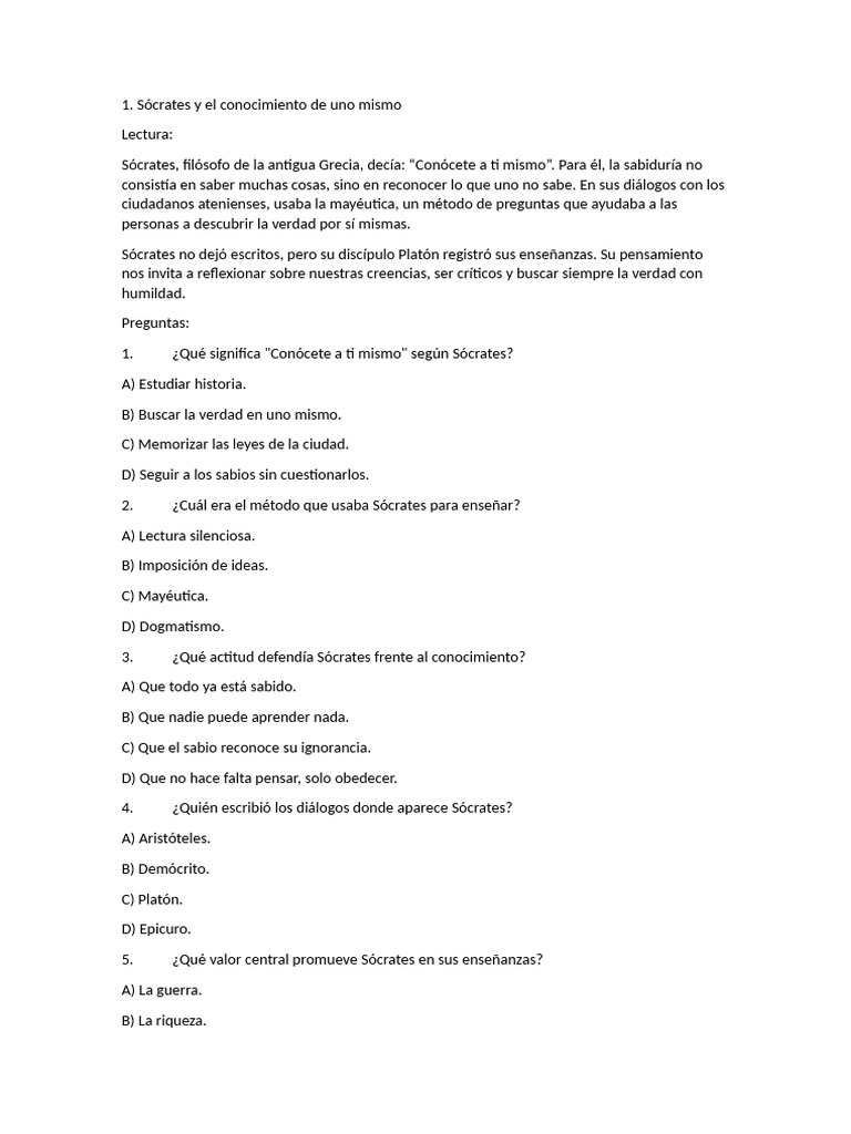 5 To | PDF | Sócrates | Friedrich Nietzsche