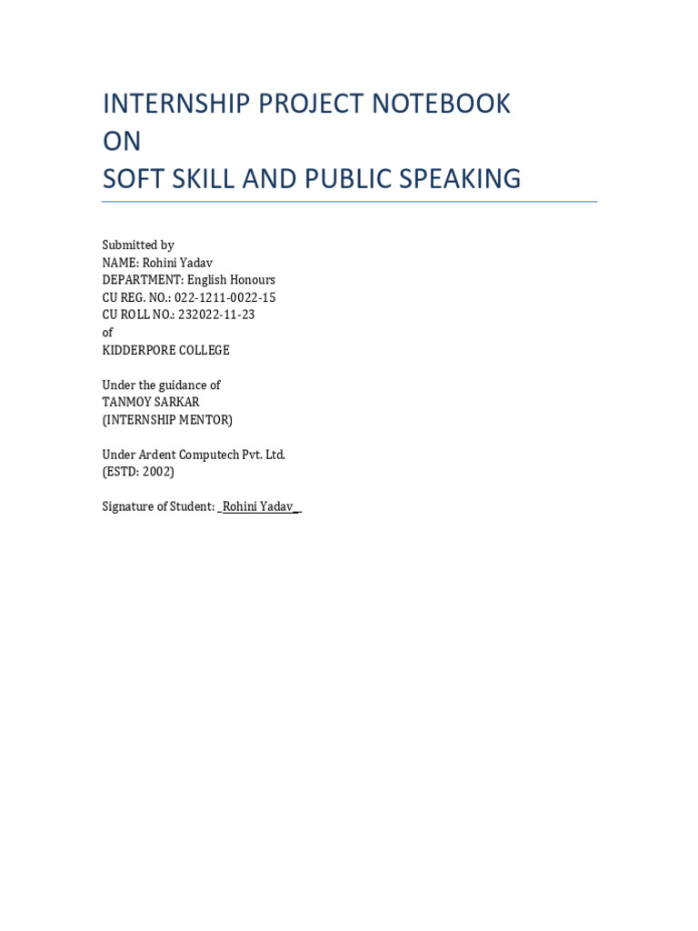 Final Soft Skills Assignment Rohini | PDF | Skill | Empathy
