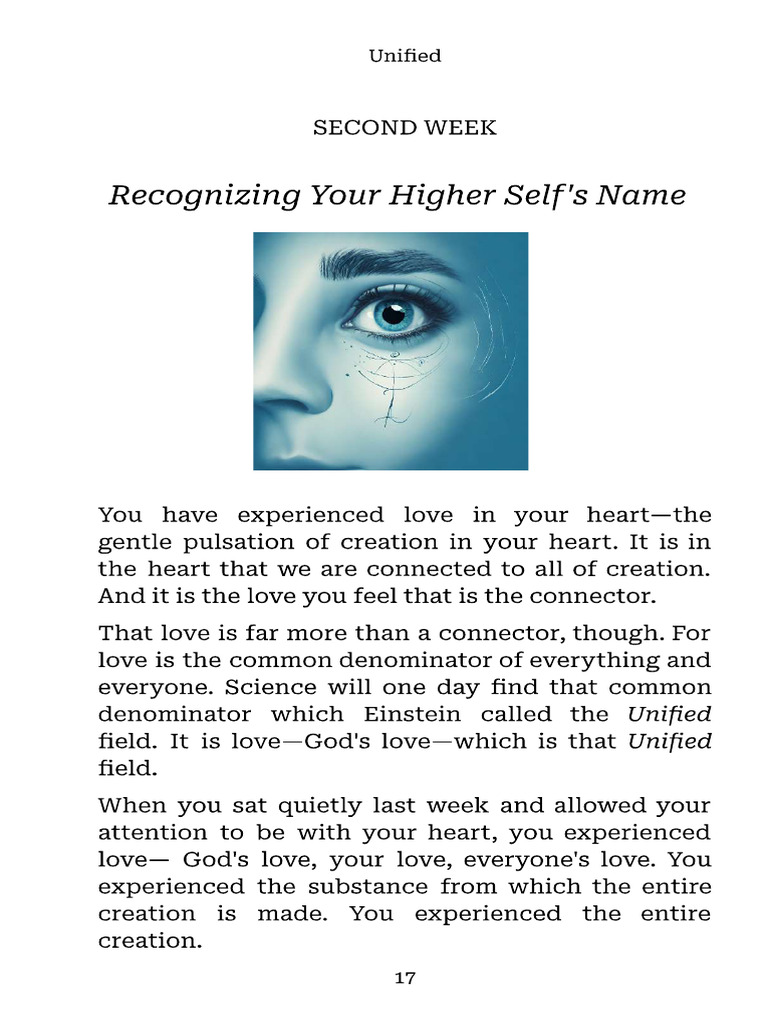 2 - Week-2 Recognizing Your Higher Self's Name | PDF