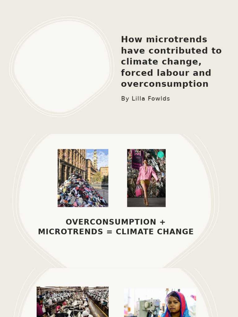 How Microtrends Have Contributed To Climate Change | PDF