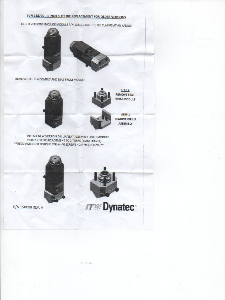 Data Sheet BF Module - Itw Dynatec | PDF