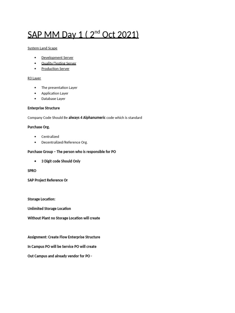 SAP MM Overview and Structure Guide | PDF
