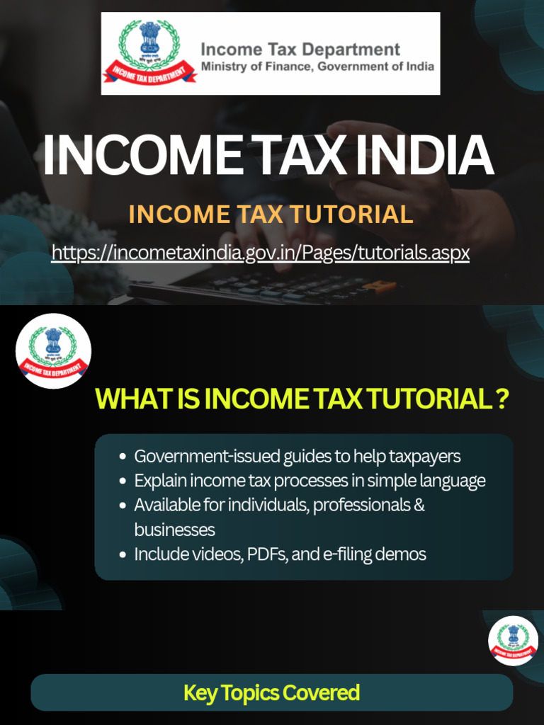 Income Tax Filing Tutorials Guide | PDF