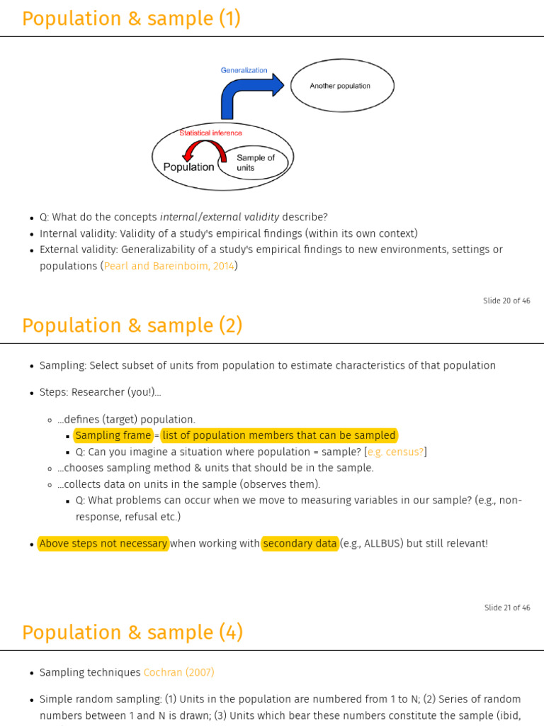 Understanding Population and Sampling Techniques | PDF