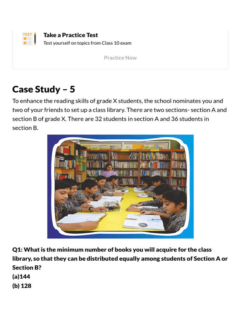 LCM and HCF Calculations for Students | PDF | Discrete Mathematics ...