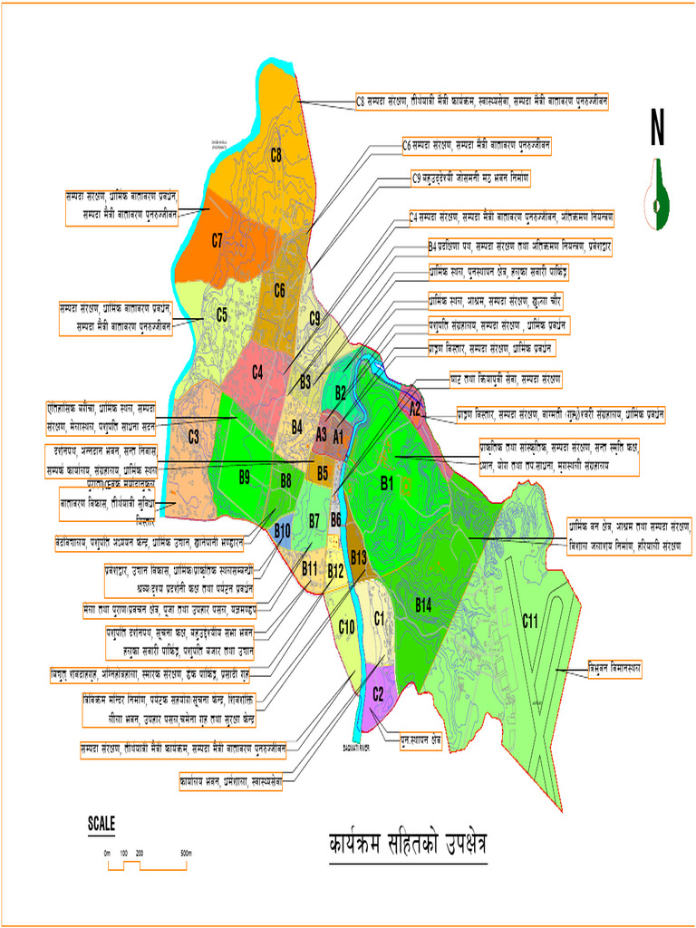 Bagmati River and Dhobi Khola Map | PDF