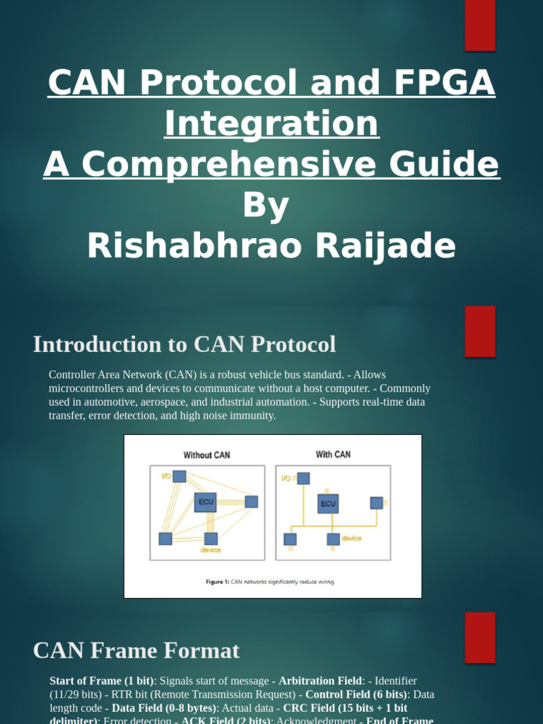 CAN & FPGA Integration 2.0 | PDF