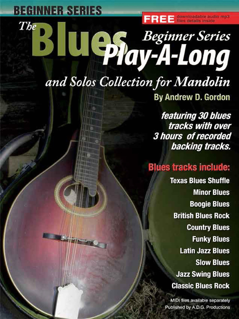 The Blues Play-A-Long and Solo's Collection For Mandolin - Andrew D ...