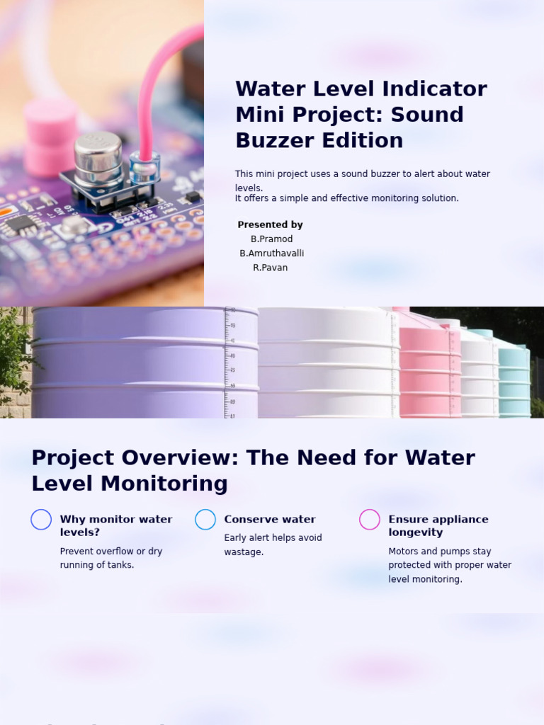 Simple Water Level Indicator Project | PDF | Amplifier | Water
