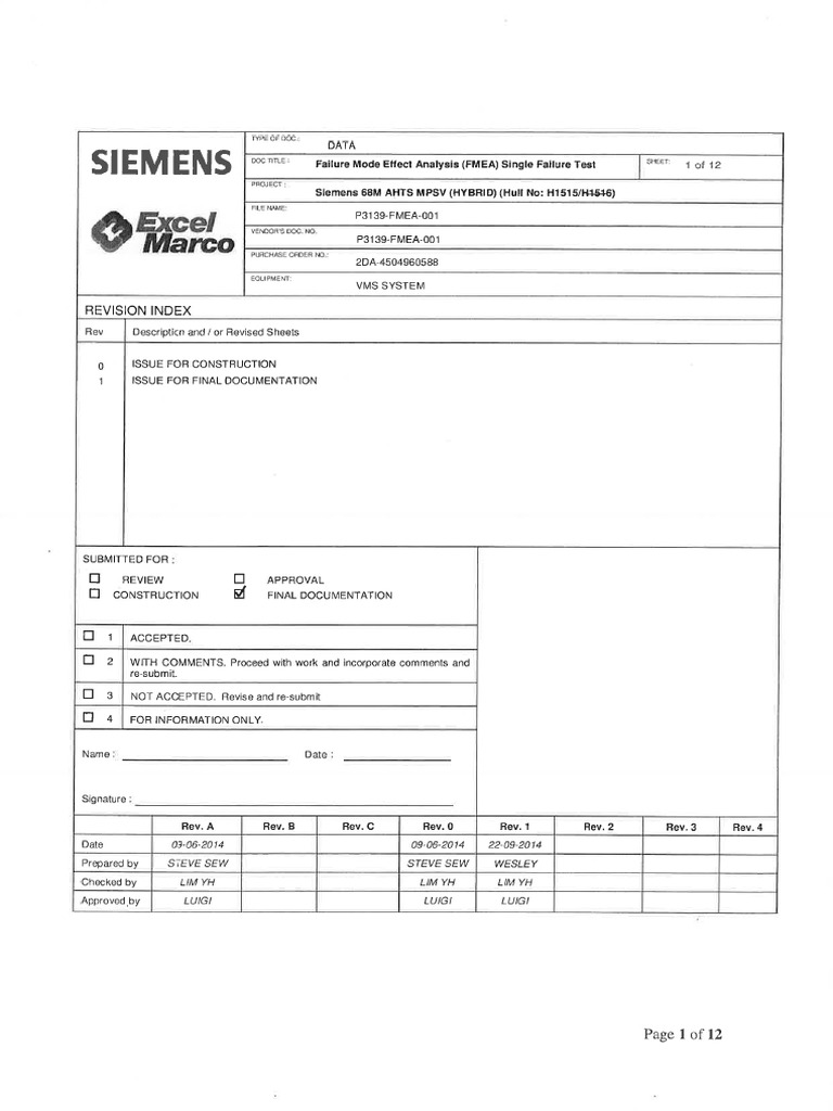 FMEA Report | PDF