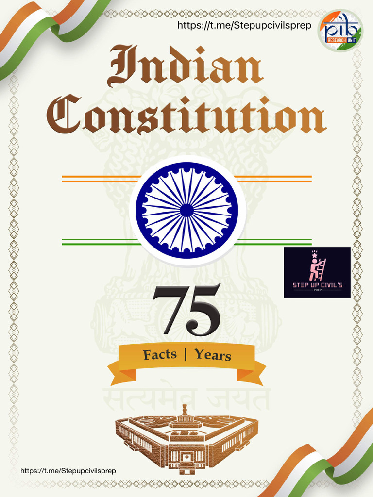 Indian Constitution-75yr 75fact PIB | PDF