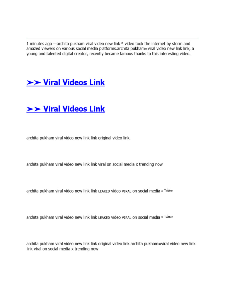 Full 18++ Archita Phukan Viral Video Original | PDF | Electronic Publishing | Popular Culture ...