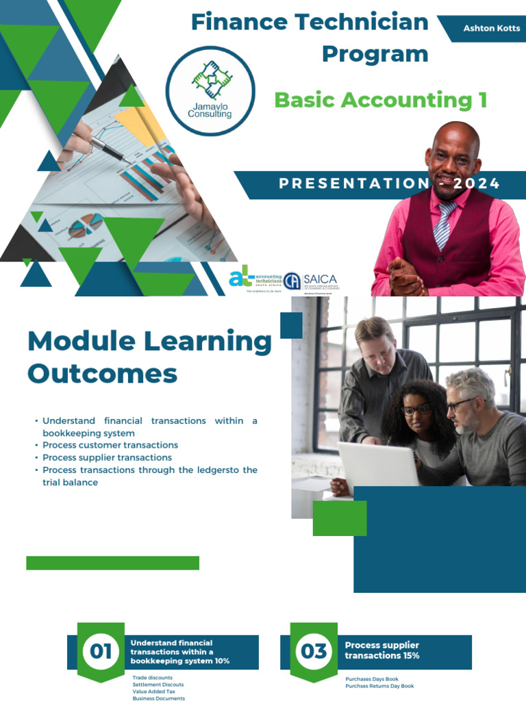 Basic Accounting 1 - Presentation (Student Version) | PDF | Debits And ...