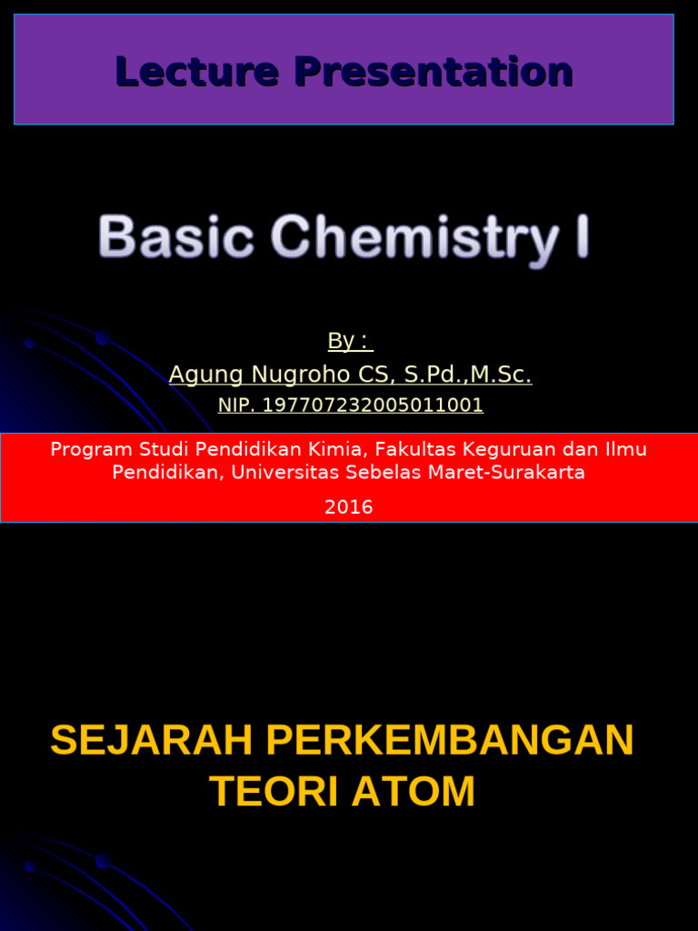 Sejarah Perkembangan Teori Atom | PDF | Electron | Atomic Nucleus