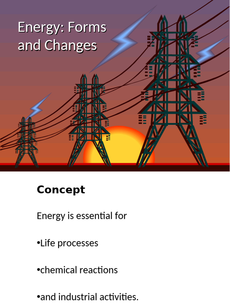 Energy Forms and Changes-1 | PDF | Solar Energy | Photovoltaics