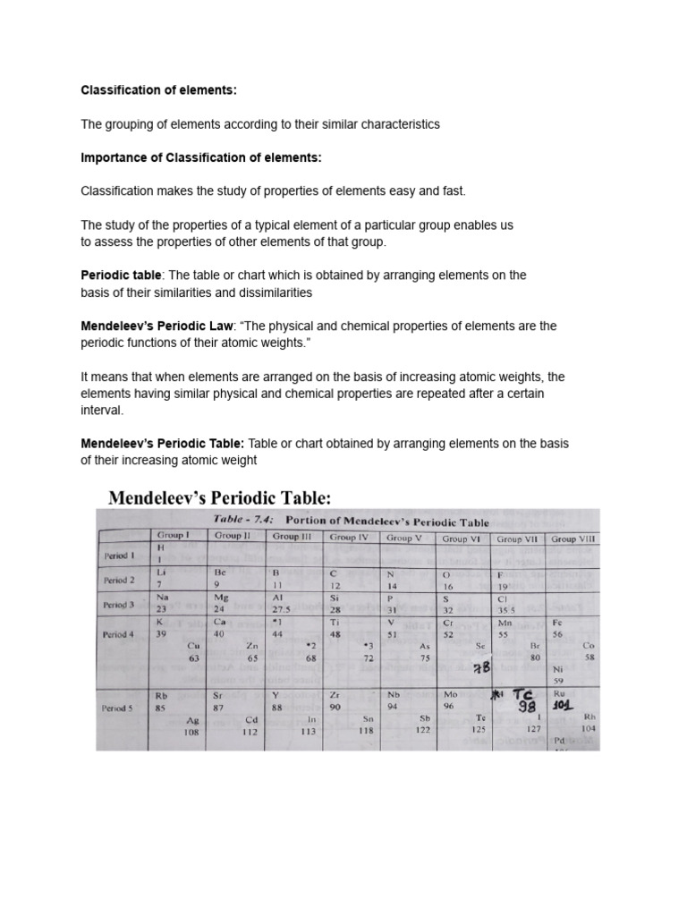 Classification of Elements | PDF | Periodic Table | Electron Configuration