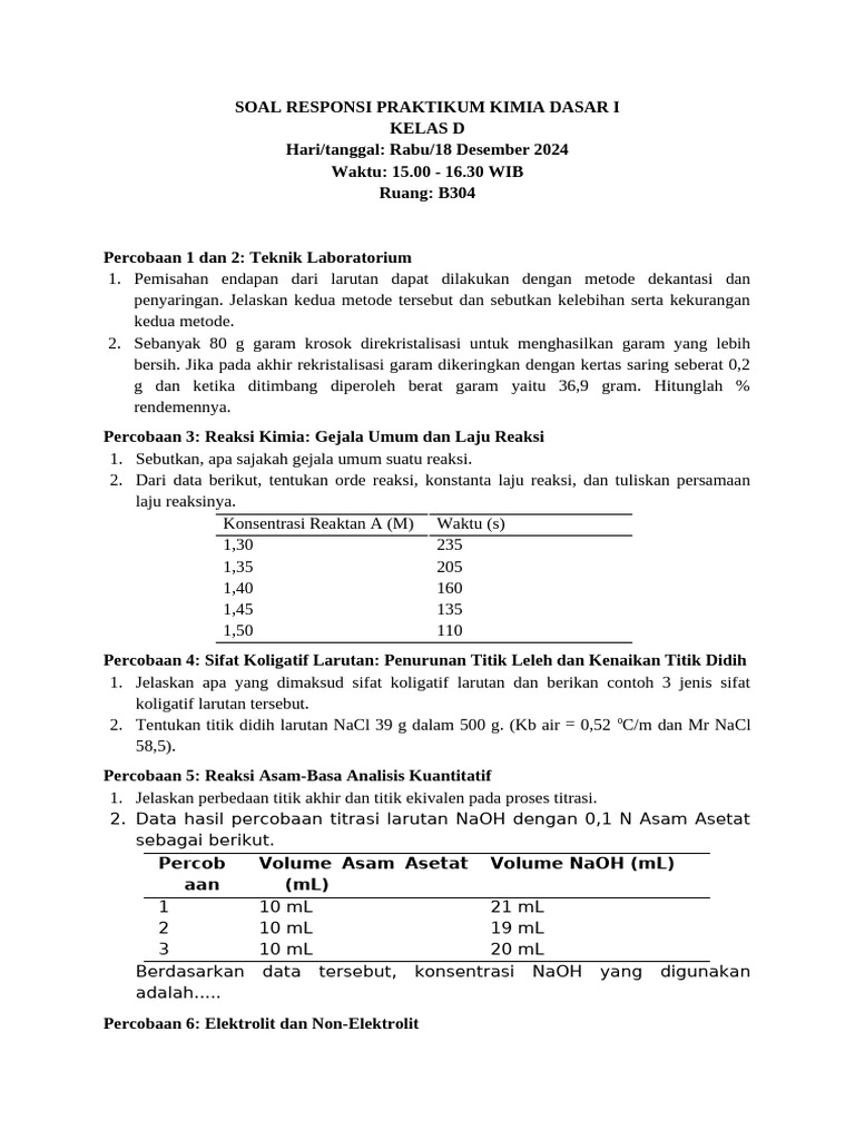 Responsi D 2024 | PDF