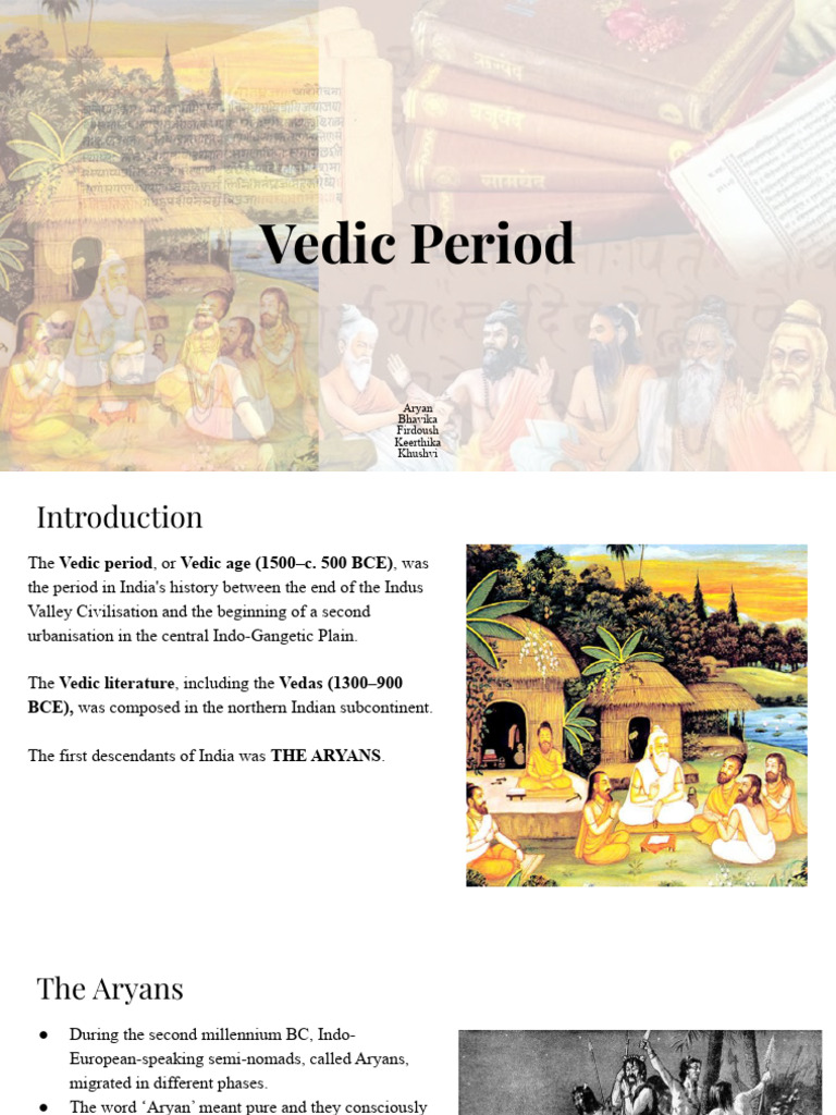 Vedic Period | PDF | Vedas | Hindu Literature