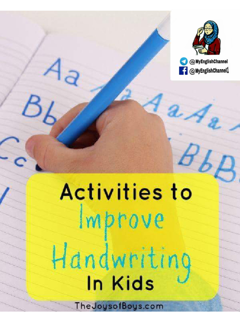 Activities To Improve Handwriting in Kids - Alphabet | PDF