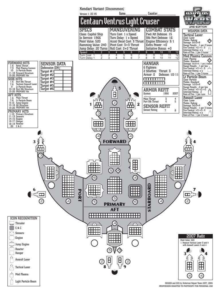 Centauri Ventrus LT Cruiser | PDF | Warships | Ships