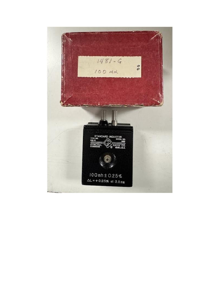1481-G Standard Inductor | PDF
