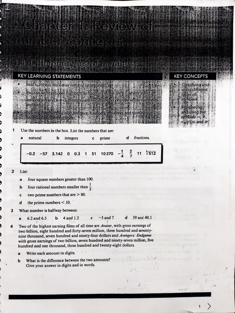 Math Work Book | PDF | Significant Figures | Numbers