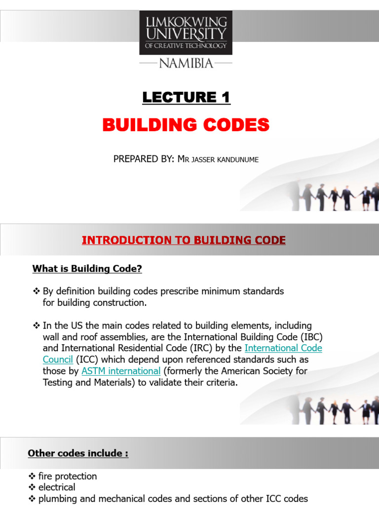 Building Construction 3 Lecture 1 Notes | PDF | Building Code | Real Estate