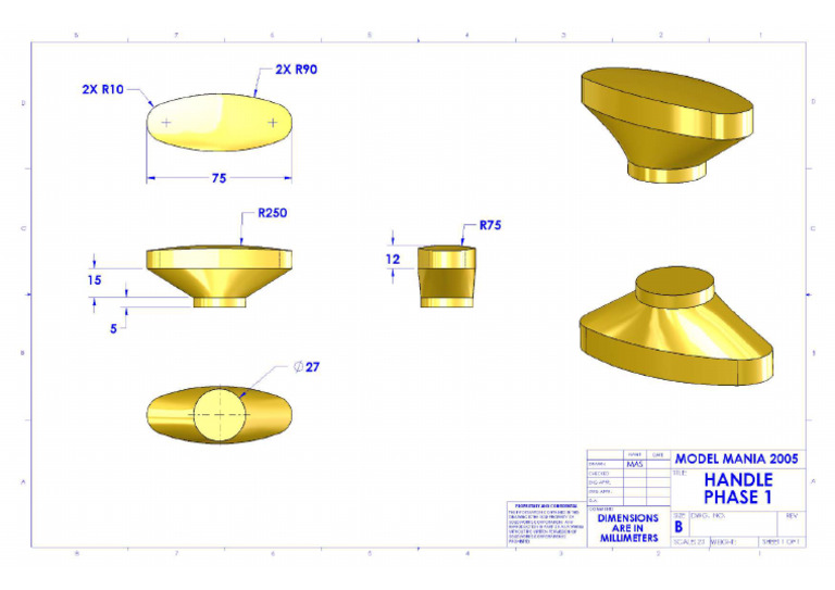 Model Mania 2005 Phase 1 | PDF