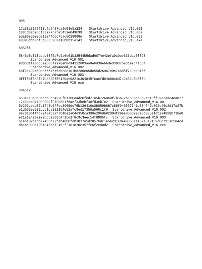 Startdrive Advanced V16 | PDF