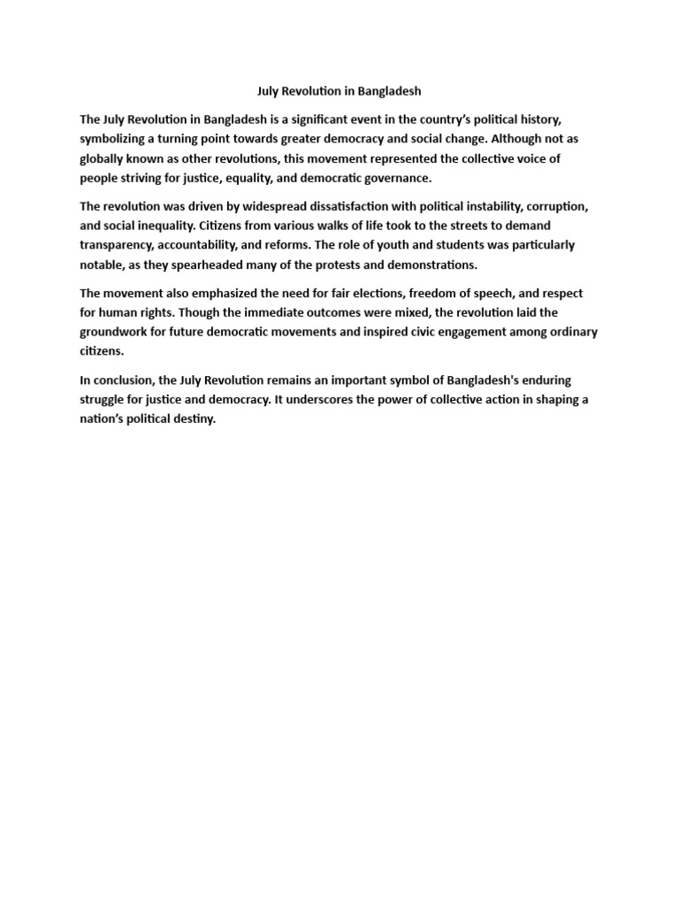 July Revolution: A Turning Point for Democracy | PDF