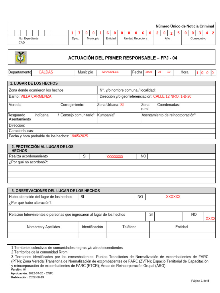 Primer Respondiente | PDF | Cumplimiento de la ley | Crimen y violencia