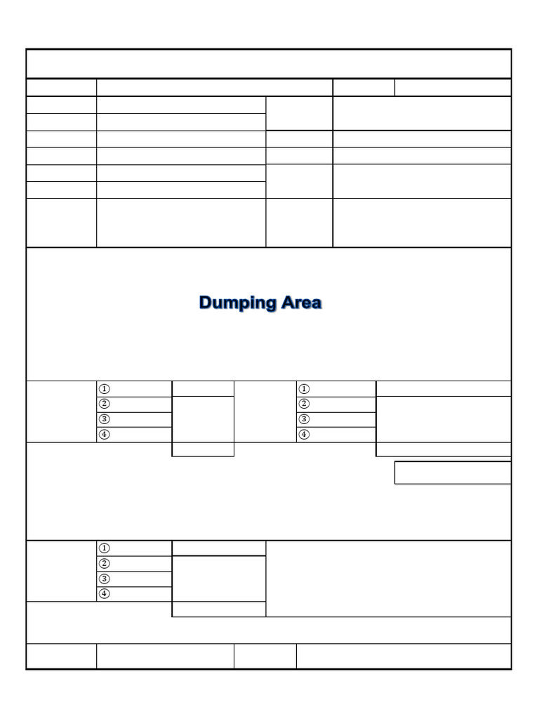 Hopper Barge Ullage Draft Record Sheet - WCS | PDF