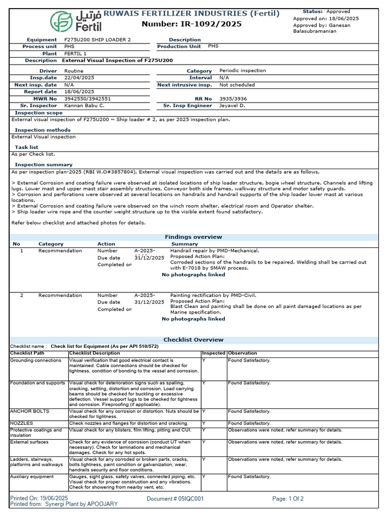 Ir 1092 20251750864647134 | PDF | Corrosion | Materials
