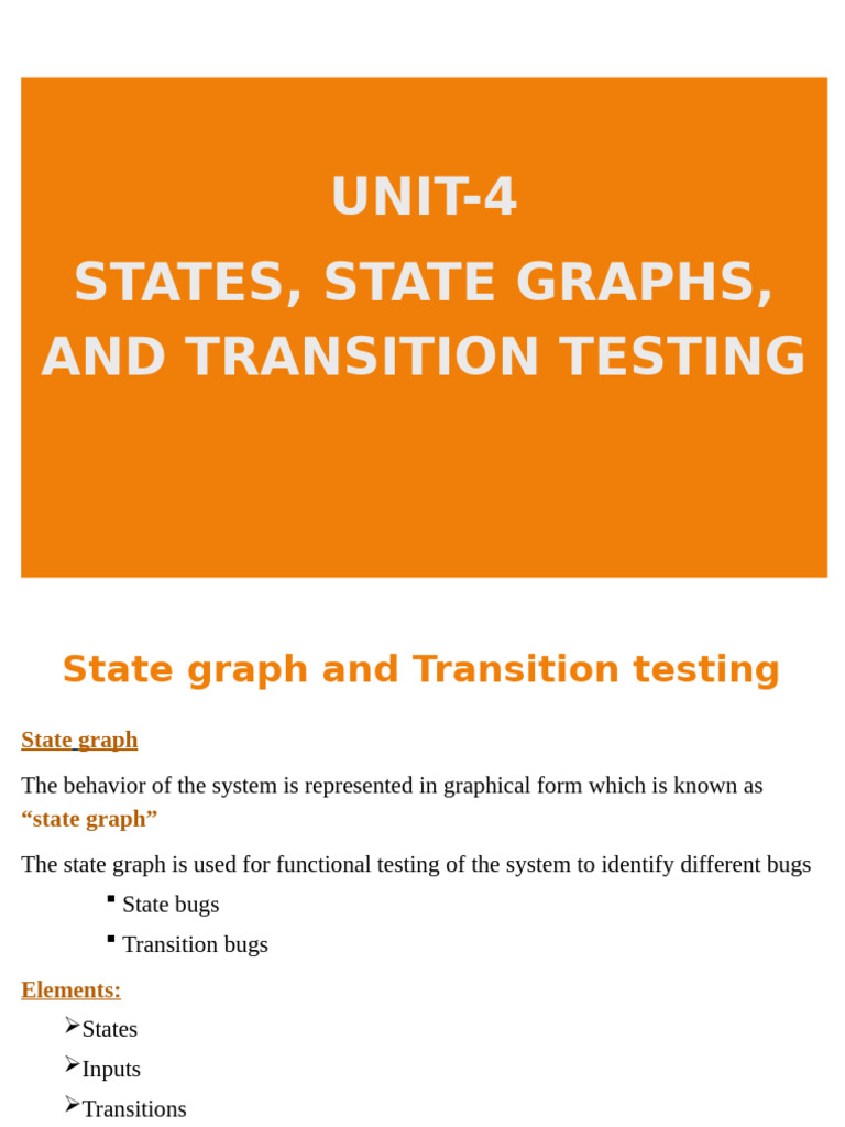 STM Unit 4 | PDF | Software Testing | System