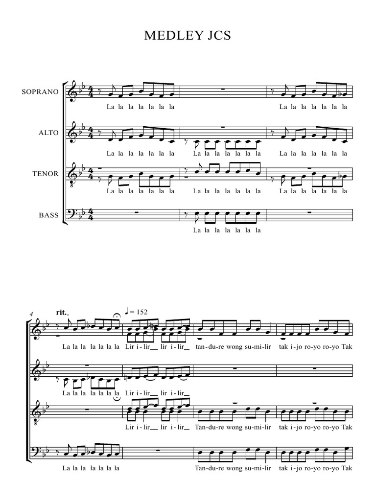 Medley Jcs (1) - Full Score | PDF