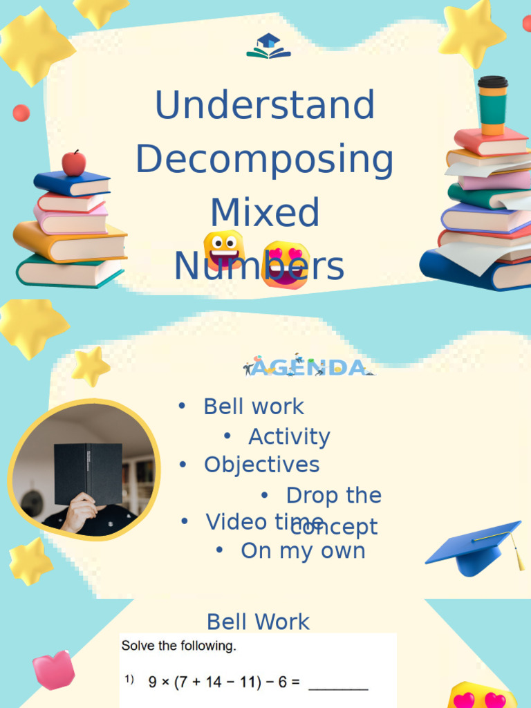 10-1 Understand Decomposing Mixed Numbers | PDF | Mathematical Notation ...