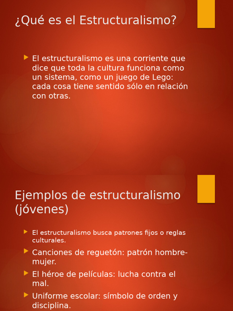 Estructuralismo Vs Postestructuralismo para Estudiantes | PDF