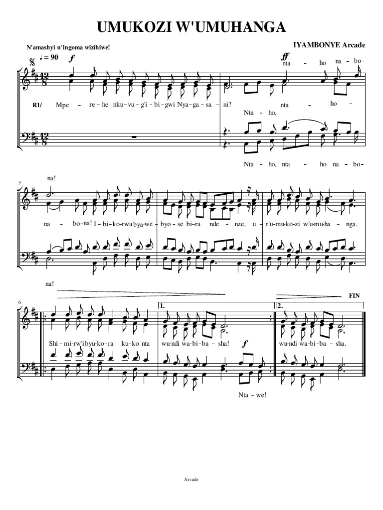 Umukozi W'umuhanga - Arcade Iyambonye | PDF