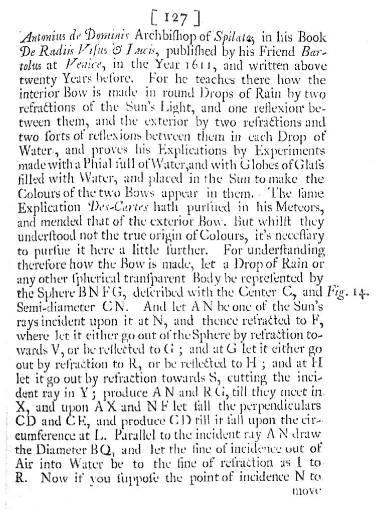 Opticks Newton Circle Highlighted | PDF