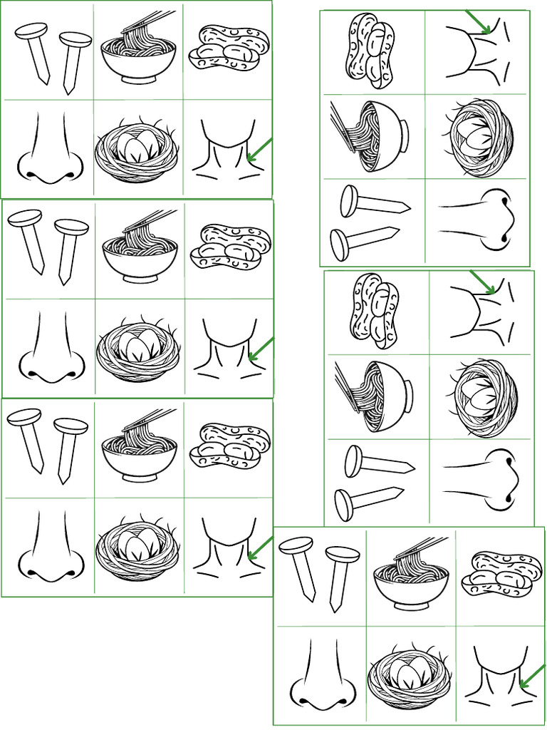 Colorful Illustrative Spelling Test English Worksheet | PDF