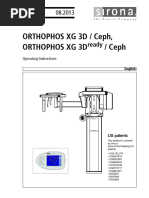 Sirona Orthophos XG3 User Guide | PDF | Radiation Protection | Dentistry