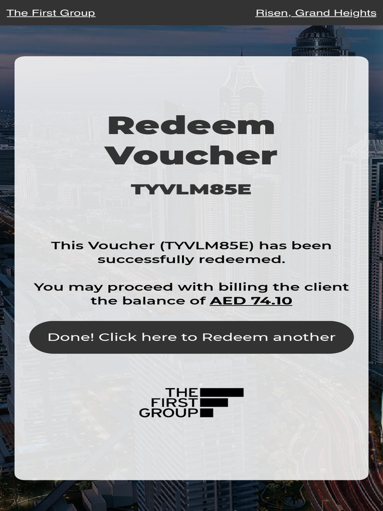 Redeem Voucher | PDF