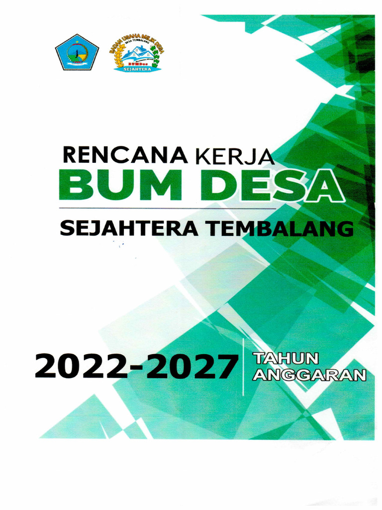 Rencana Kerja BUM Desa 5 Tahun | PDF